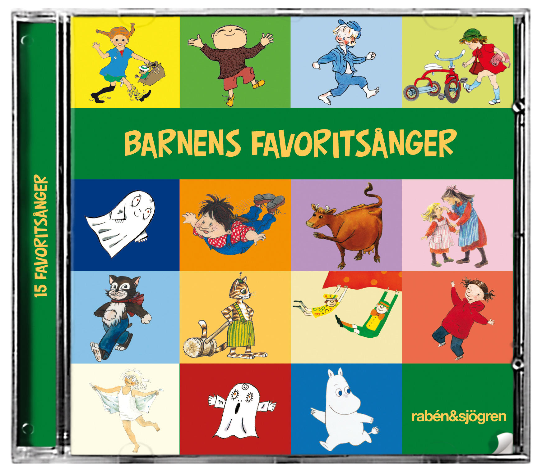 Barnens favoriter | CD-Bok