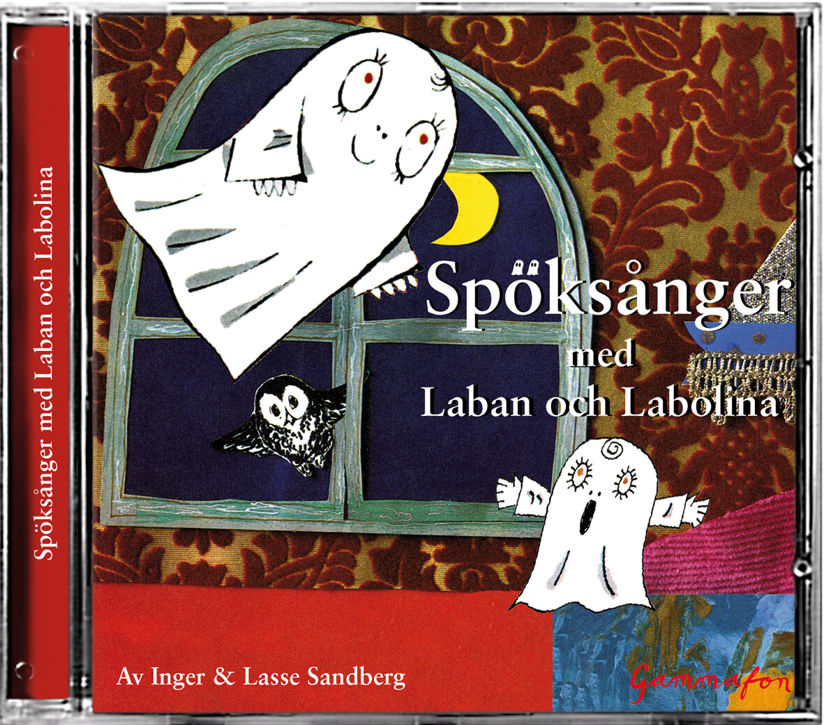 Spöksånger med Laban och Labolina | Inger Sandberg | CD-Bok