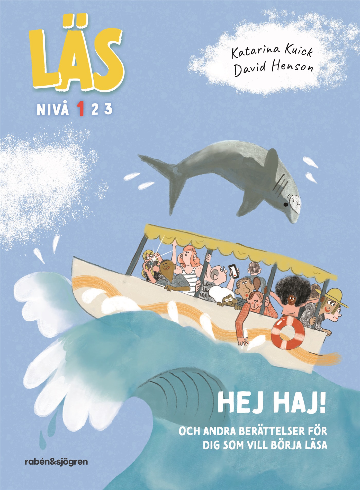 Läs - Hej haj! | Katarina Kuick | Inbunden