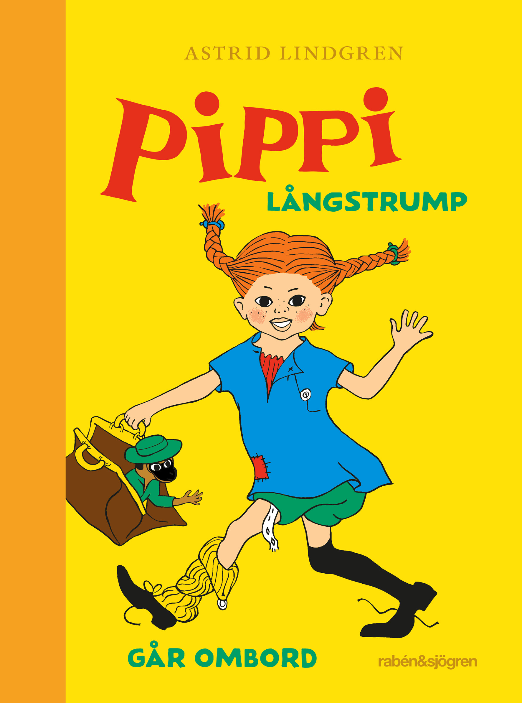 Pippi Långstrump går ombord | Astrid Lindgren | Inbunden