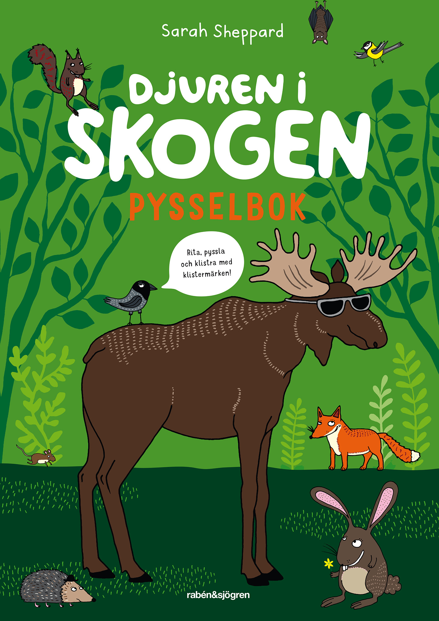 Djuren i skogen - Pysselbok | Sarah Sheppard | Merchandise
