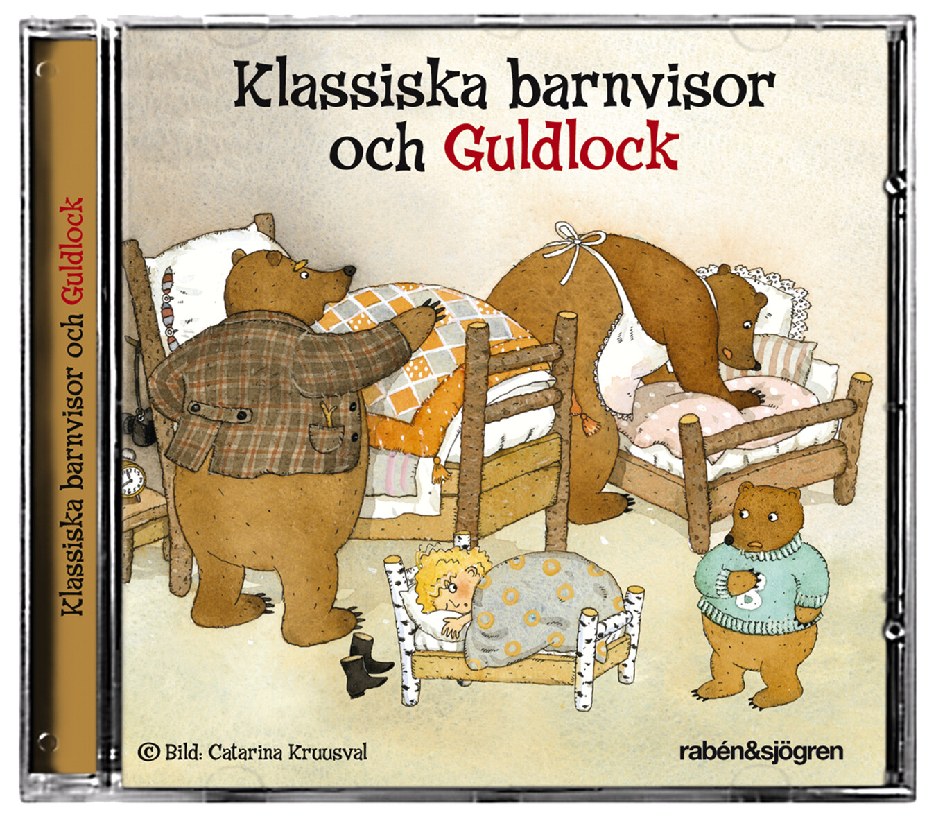 Klassiska barnvisor och sagan Guldlock | CD-Bok