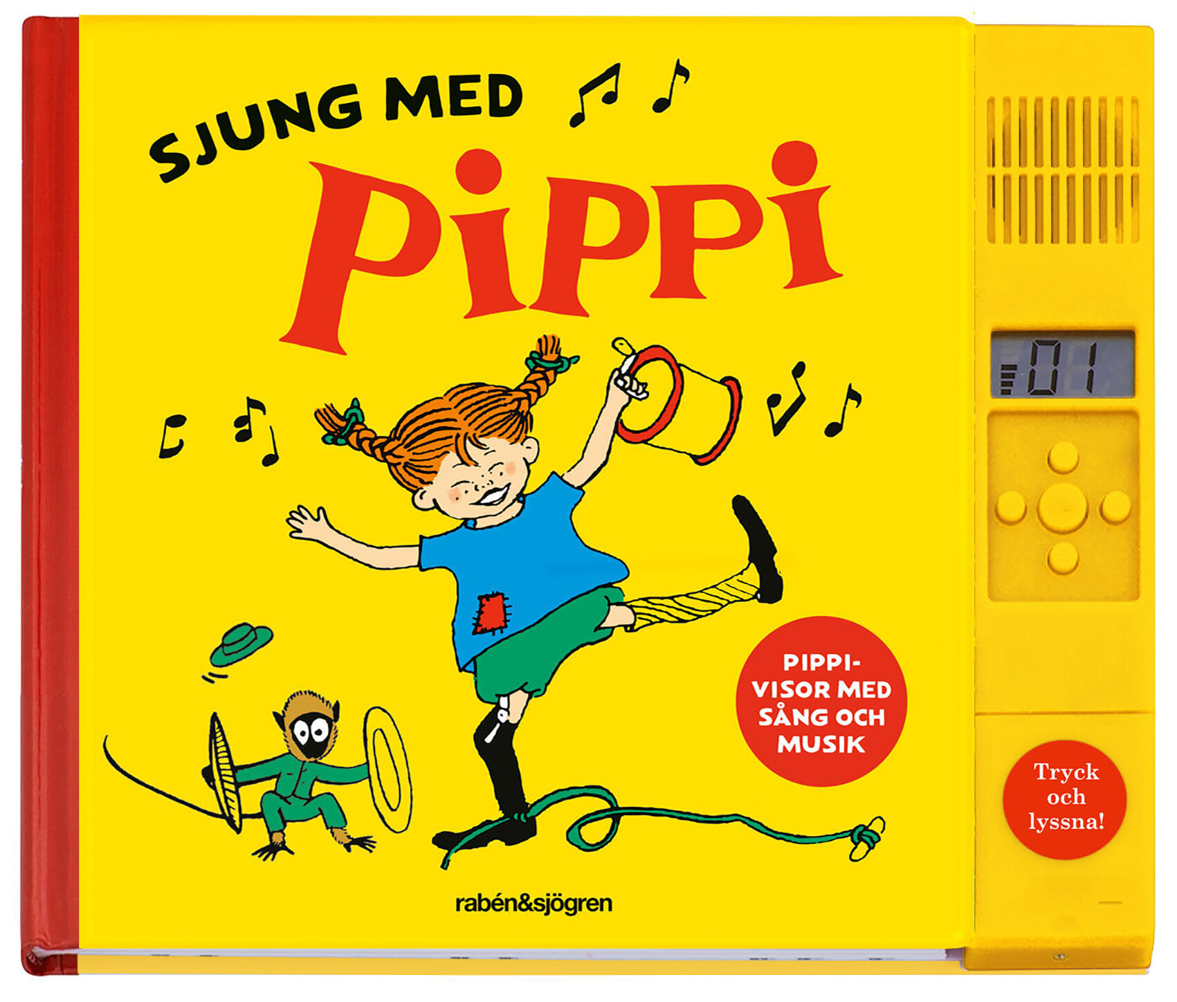 Sjung med Pippi | Astrid Lindgren | Inbunden